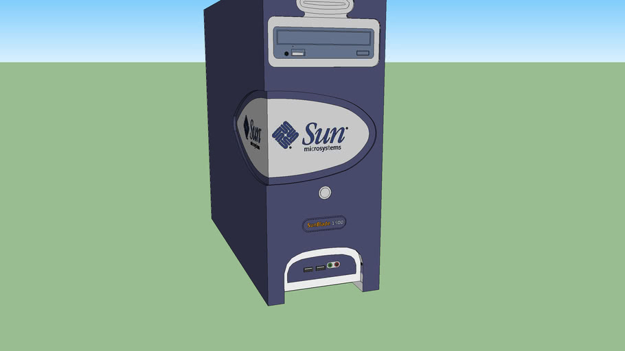 Sun Microsystems Sun Blade 1500 workstation computer | 3D Warehouse