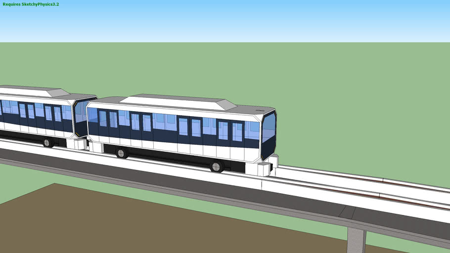 Macau LRT (sketchyphysics) | 3D Warehouse
