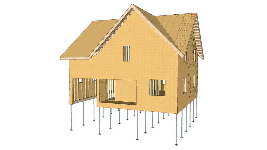 Framing House model | 3D Warehouse