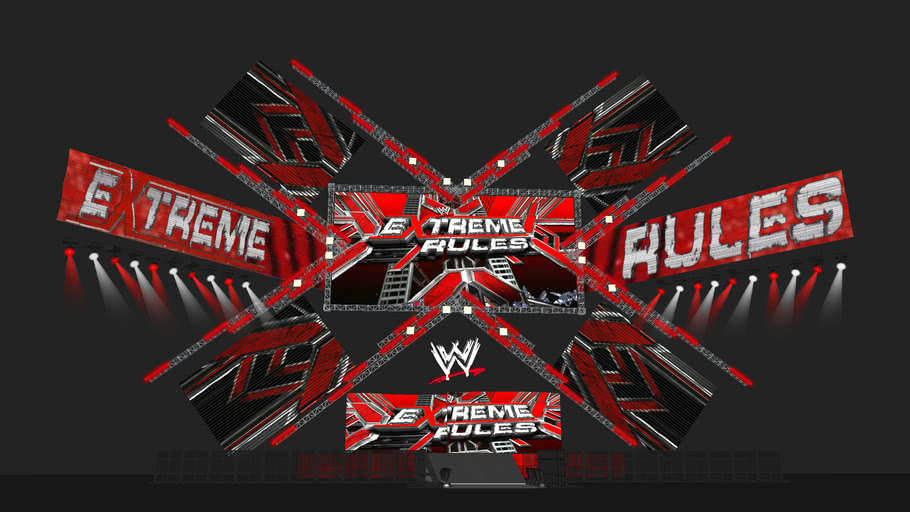 WWE Extreme Rules 2009-2010-Maybe 2011 HD Stage | 3D Warehouse