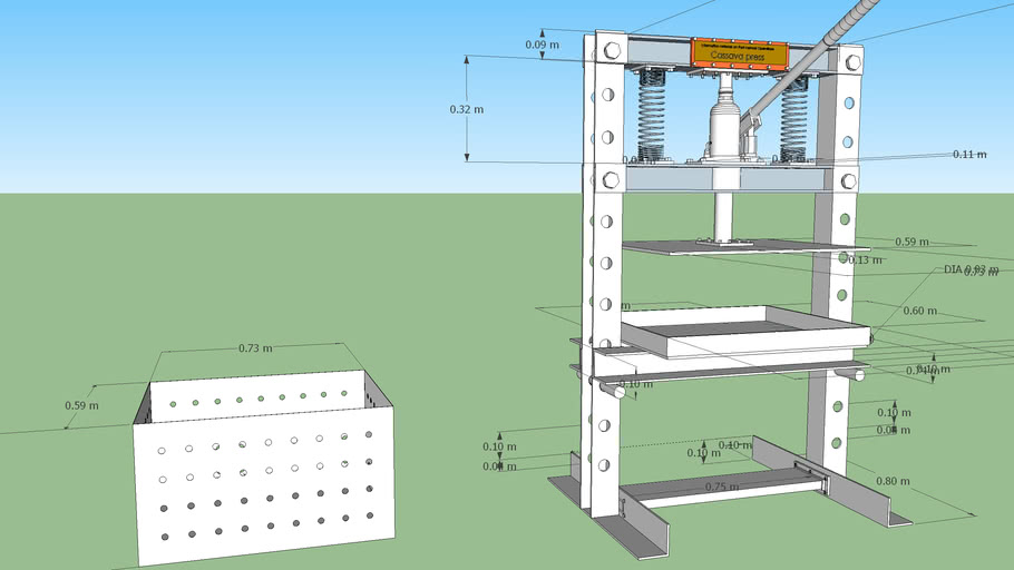 Cassava press | 3D Warehouse