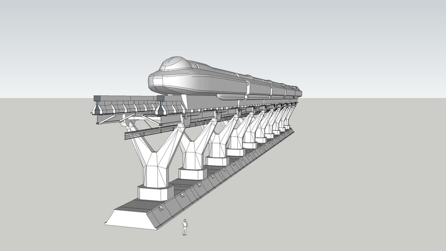 CMR Monorail from Fallout 3 | 3D Warehouse