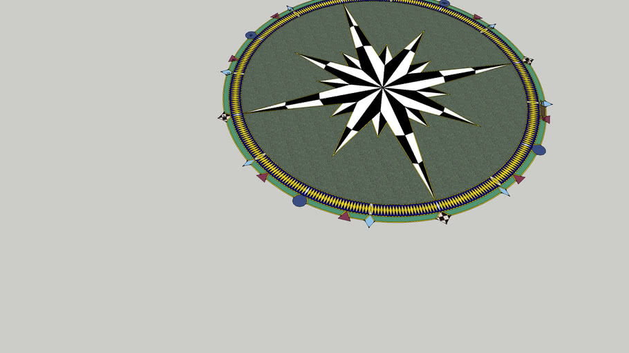 Compass rose | 3D Warehouse