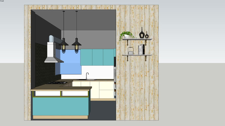 Luxury Modular Kitchen design 2021 | 3D Warehouse