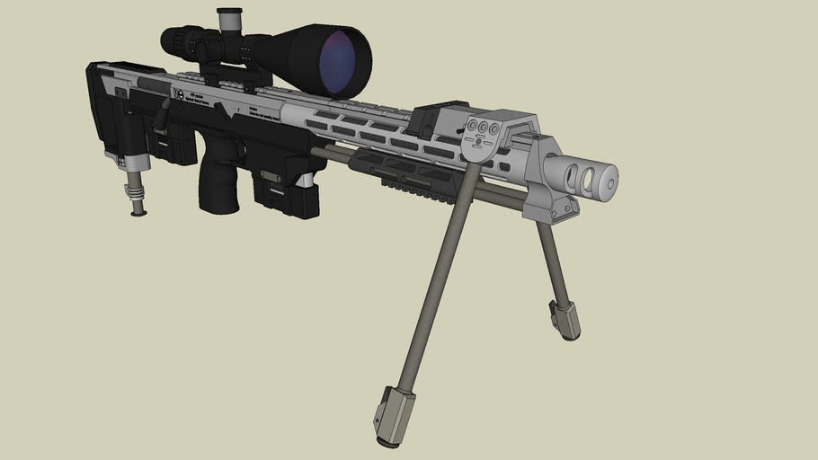 DSR 1. Sniper Rifle | 3D Warehouse