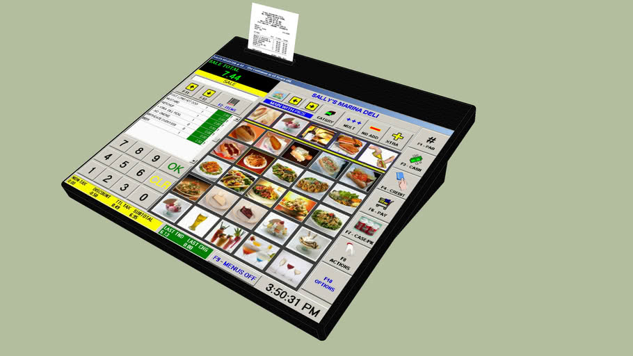 POS system ALL IN ONE | 3D Warehouse