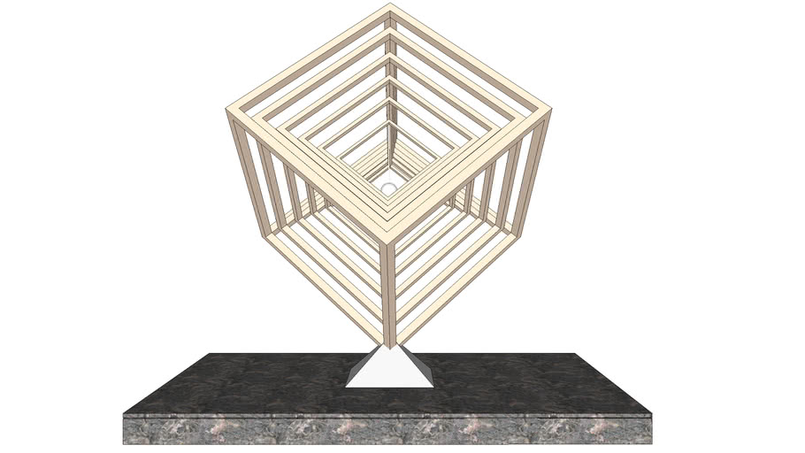 Magic Cube Sculpture | 3D Warehouse