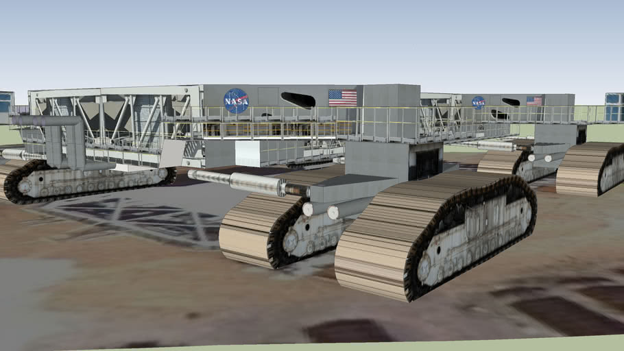 Crawler Transporter de la Nasa | 3D Warehouse