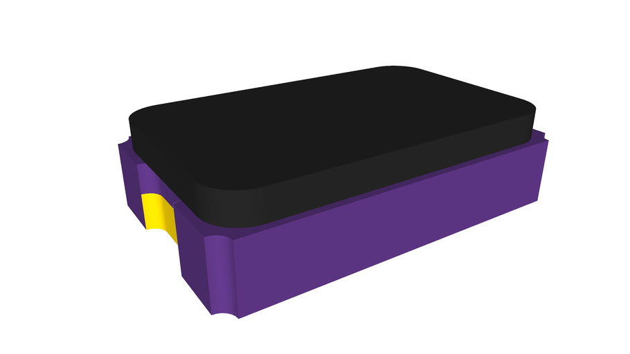 NDK NX5032GA Crystal | 3D Warehouse