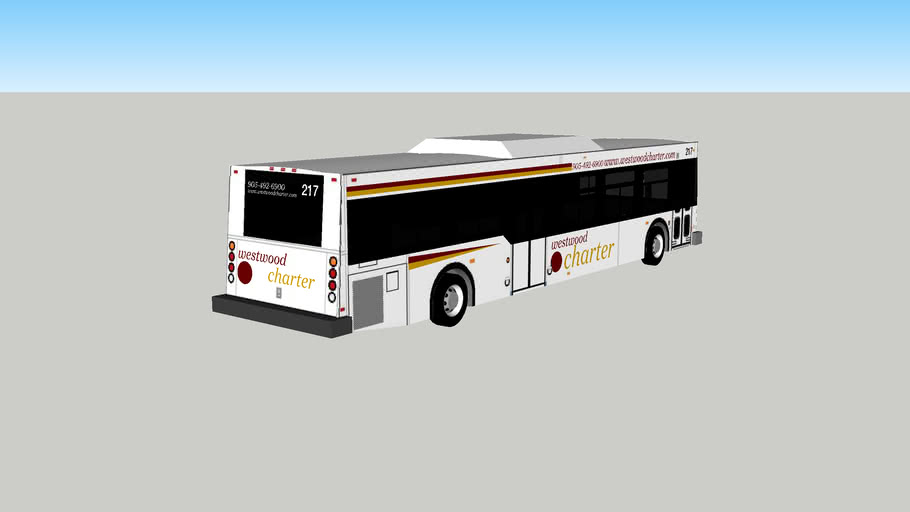 1995 New Flyer D40LF | 3D Warehouse