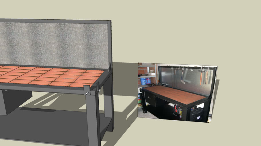 Welding bench - heat bench | 3D Warehouse