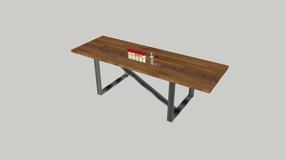 industrial table | 3D Warehouse