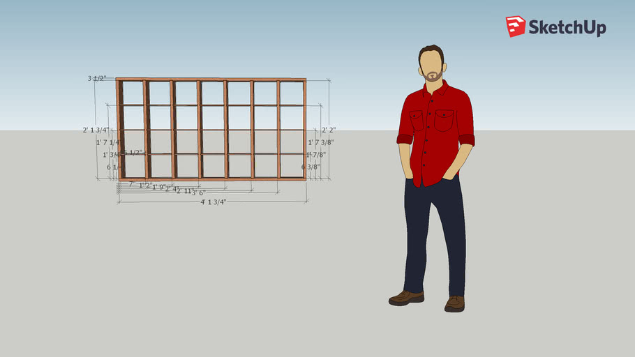 Paint Shelf v2 - 4x7 grid | 3D Warehouse