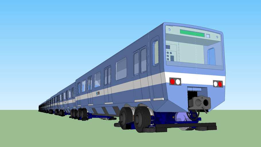 Métro de Montréal MR-63 | 3D Warehouse