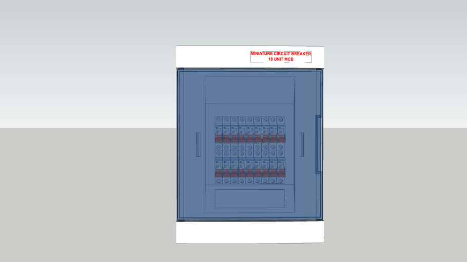 MINIATURE CIRCUIT BREAKER / Molded Case Circuit Breaker | 3D Warehouse