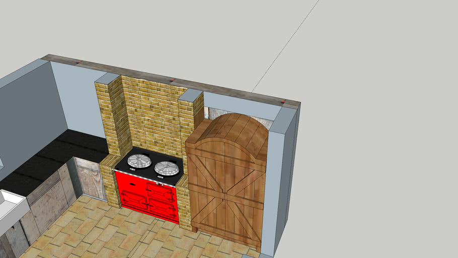 kitchen with pantry new | 3D Warehouse