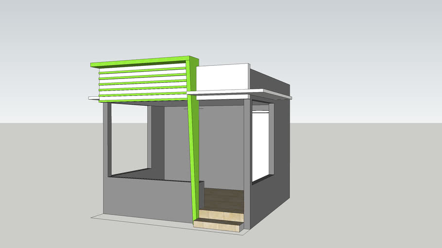 Taman baca minimalis | 3D Warehouse