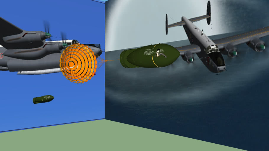 Mk-90 'Alias Betty' Nuclear Depth Charge | 3D Warehouse