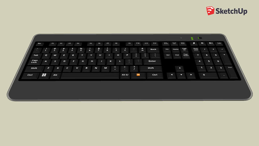 Logitech K800 Keyboard | 3D Warehouse