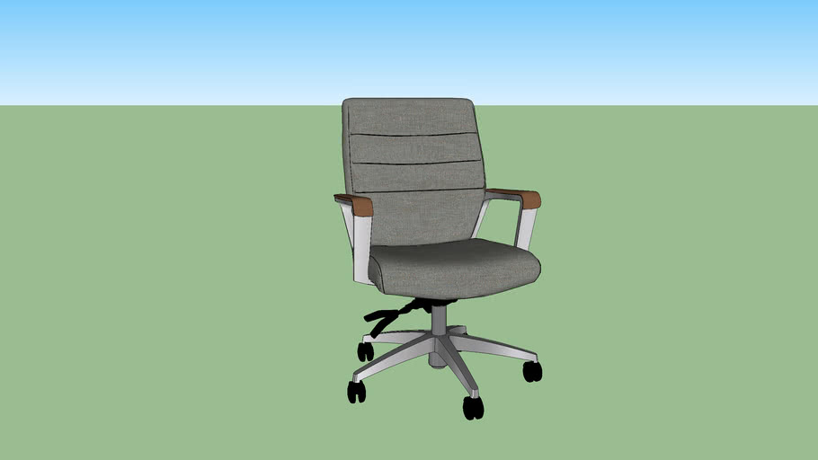 GLOBAL LURAY GUEST CHAIR MID BACK | 3D Warehouse