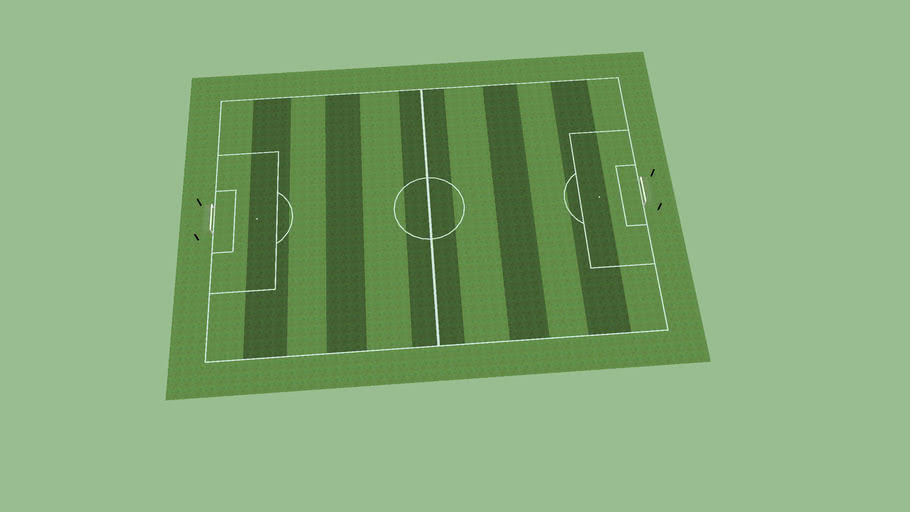Football(soccer) Pitch | 3D Warehouse