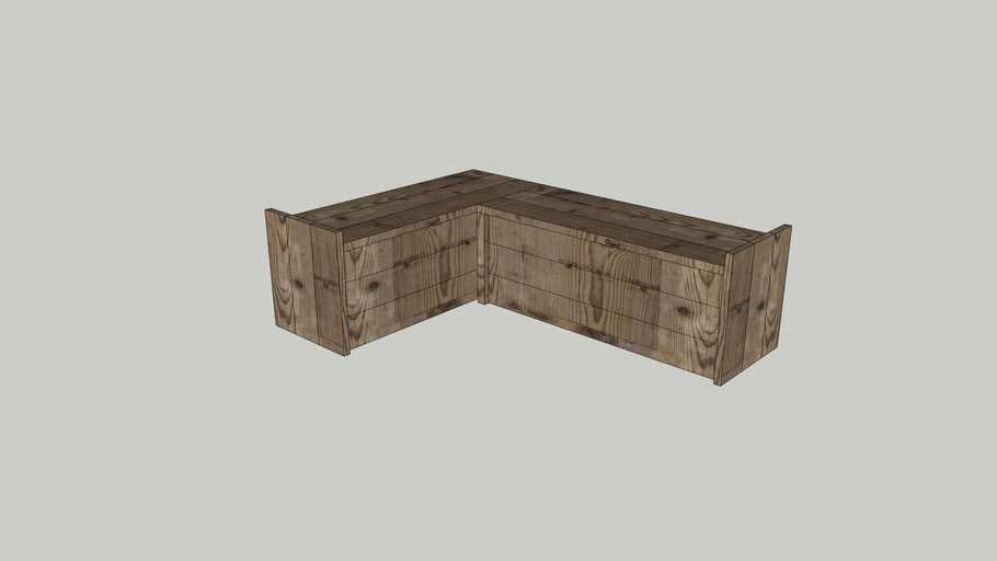 CORNER BENCH | 3D Warehouse