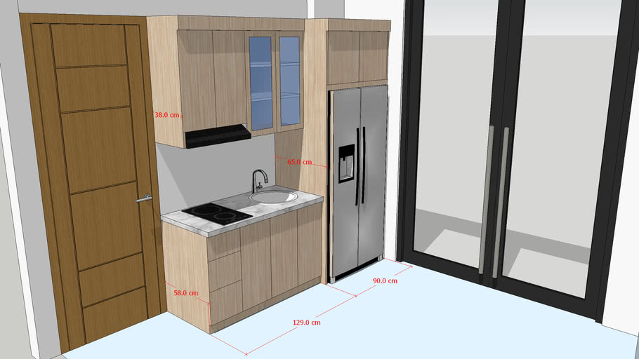 Minimalist Kitchen Set | 3D Warehouse