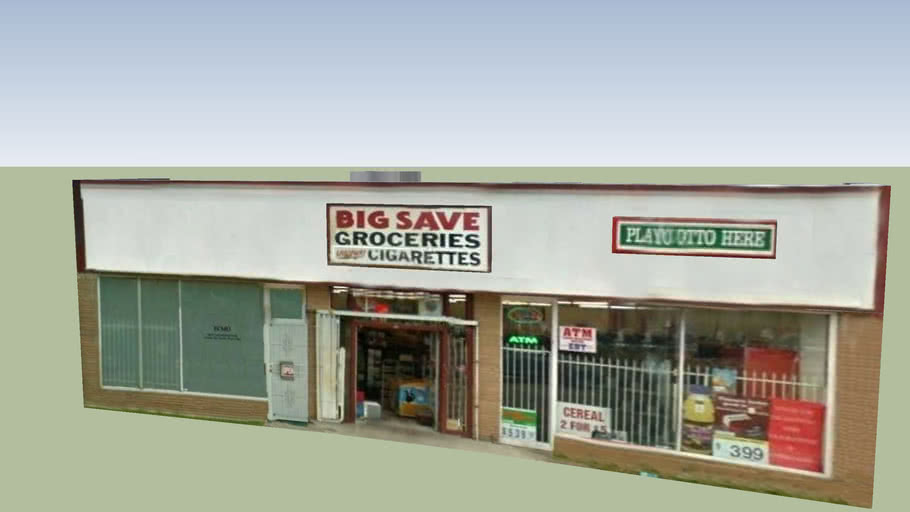 Big Save Groceries | 3D Warehouse