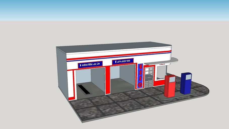 Posto Esso | 3D Warehouse