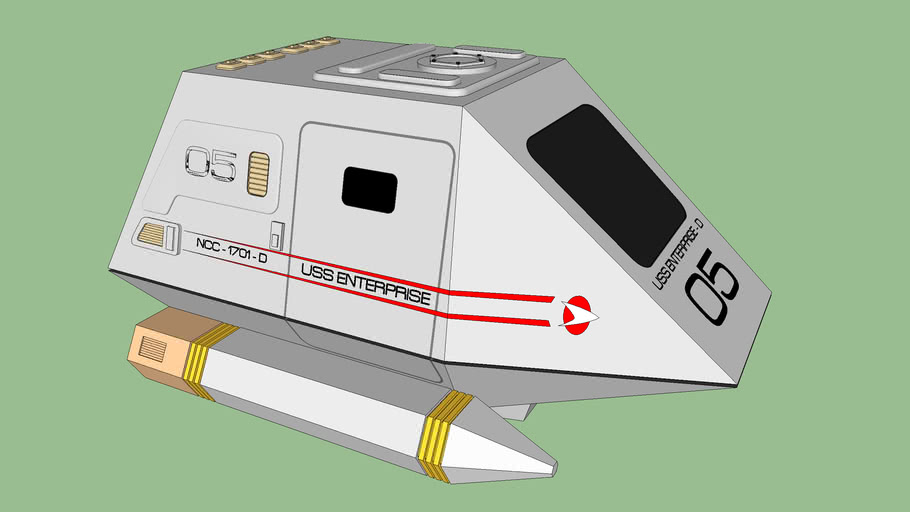 Shuttlepod Type 15 TNG | 3D Warehouse