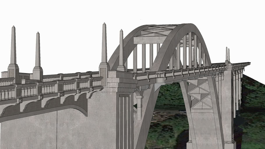 Bridges - Oregon City Arch Bridge | 3D Warehouse