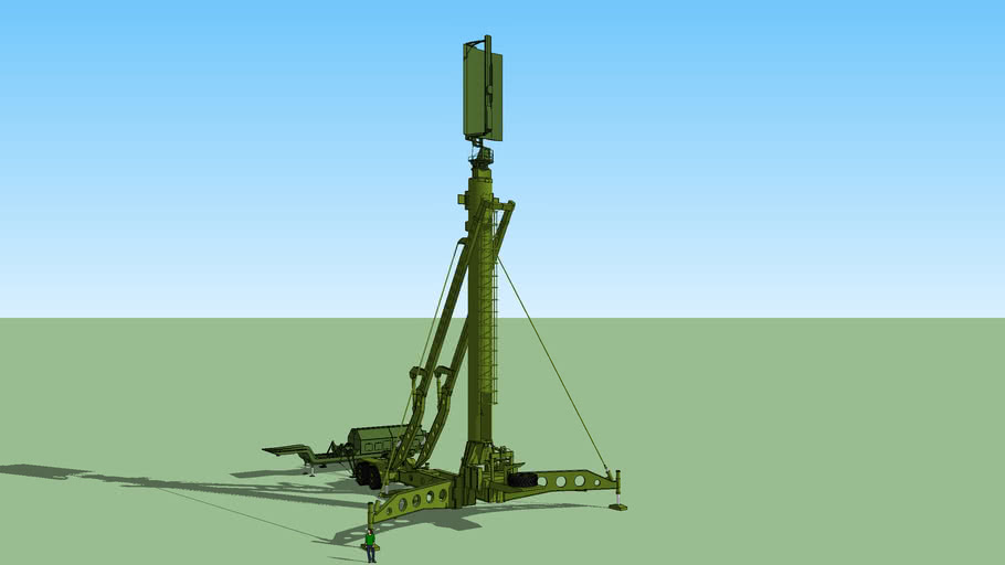 36D6 on 40V6M mast | 3D Warehouse