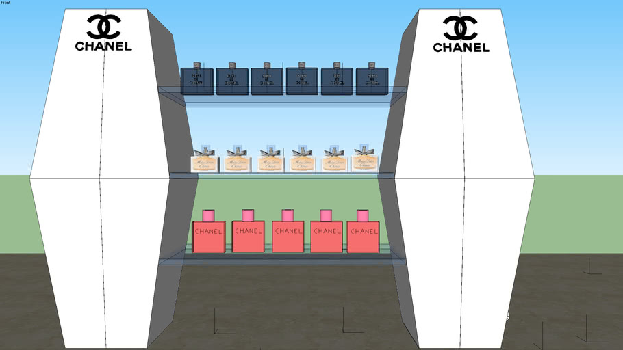 illumunated display for chanel | 3D Warehouse