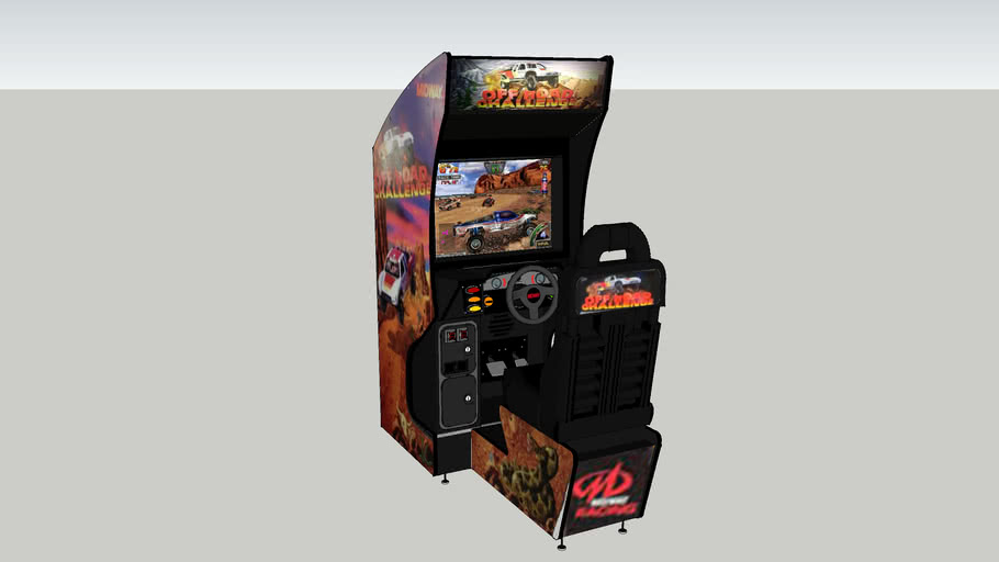 Off Road Challenge Arcade Cabinet | 3D Warehouse