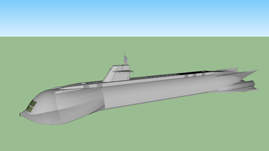 USS Seaview, Voyage to the Bottom of the Sea (revised) | 3D Warehouse