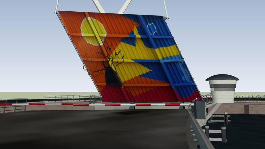 Painted Bridge - Haarlem | 3D Warehouse