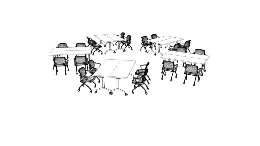 Training Table Idea Starter #TIS_11 | 3D Warehouse