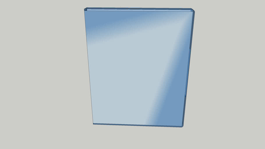 ps4 blank case model | 3D Warehouse