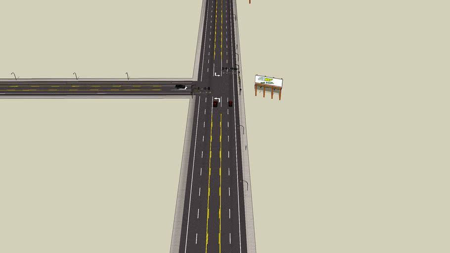 A t road | 3D Warehouse