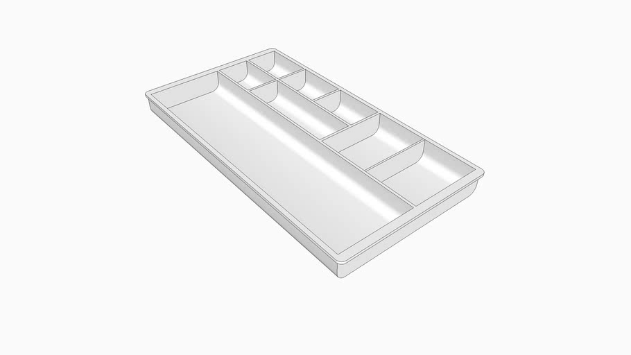 Pen Tray Insert | 3D Warehouse