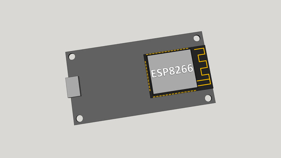 ESP8266 NodeMCU v3 | 3D Warehouse