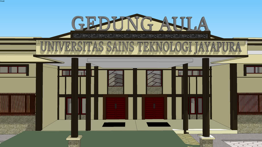 Gedung Aula Universitas Sains Teknologi Jayapura | 3D Warehouse