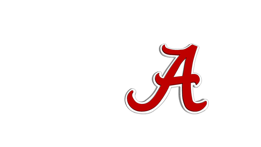 University of Alabama A Logo | 3D Warehouse