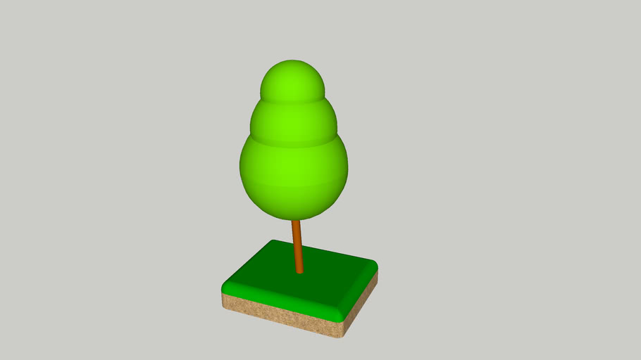 Tree from Super Mario 64 | 3D Warehouse