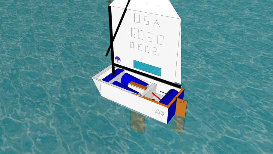 opti sailboat | 3D Warehouse