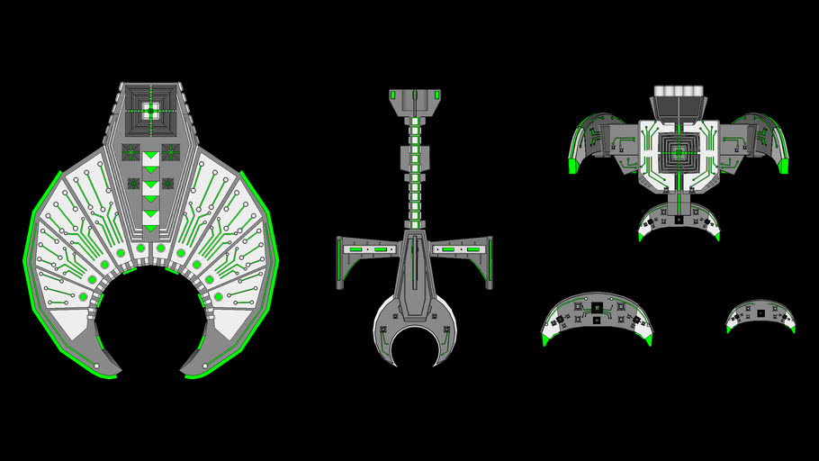 BFG: Necron Ships WIP | 3D Warehouse