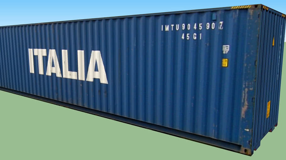 ITALIA Container 40' | 3D Warehouse