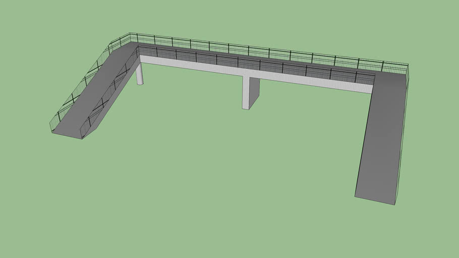 Small pedestrian bridge | 3D Warehouse