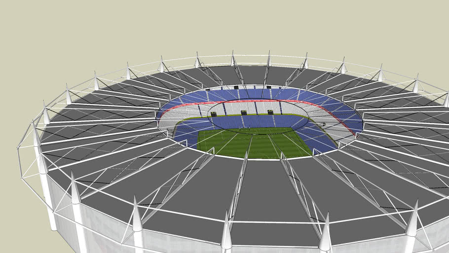 estadio con techo retractil | 3D Warehouse