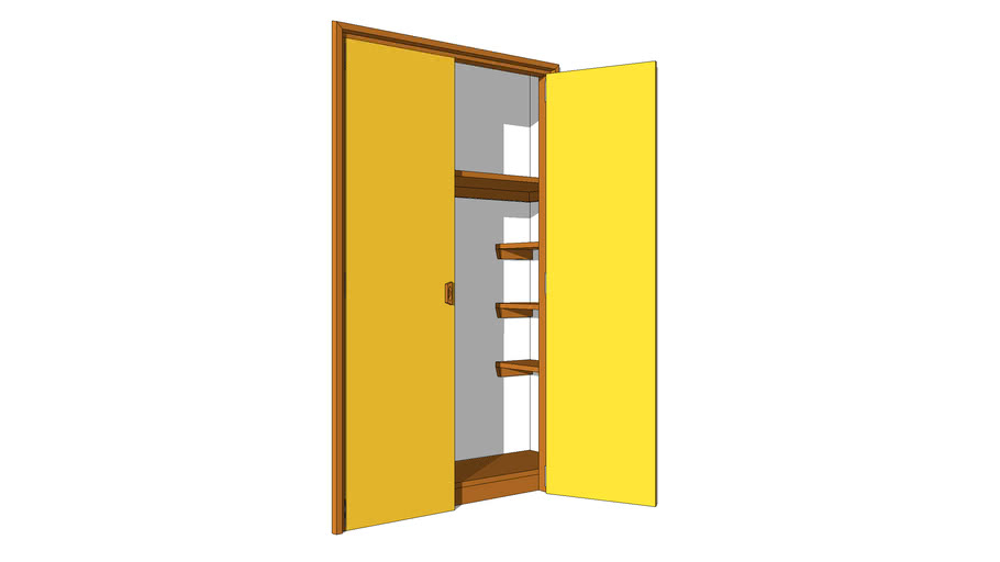 15 – Recessed Wardrobe | 3D Warehouse